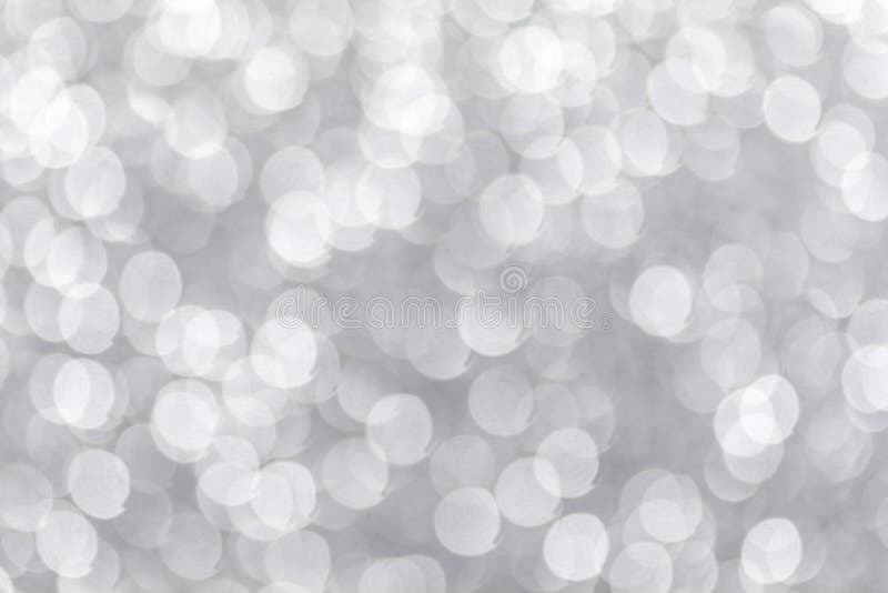 Defocused Silver Color Texture. Bokeh Effect with Blinking Details ...
