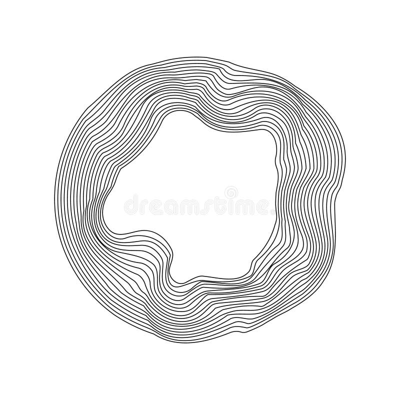 Abstract Distorted Wave Background.Stripes Design Stock Vector ...