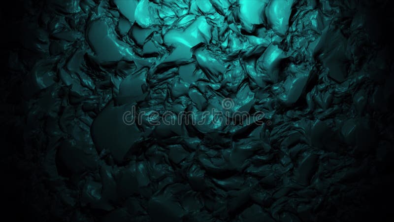 Abstract Deforming Shape with Blurry Changing Form Stock Footage ...