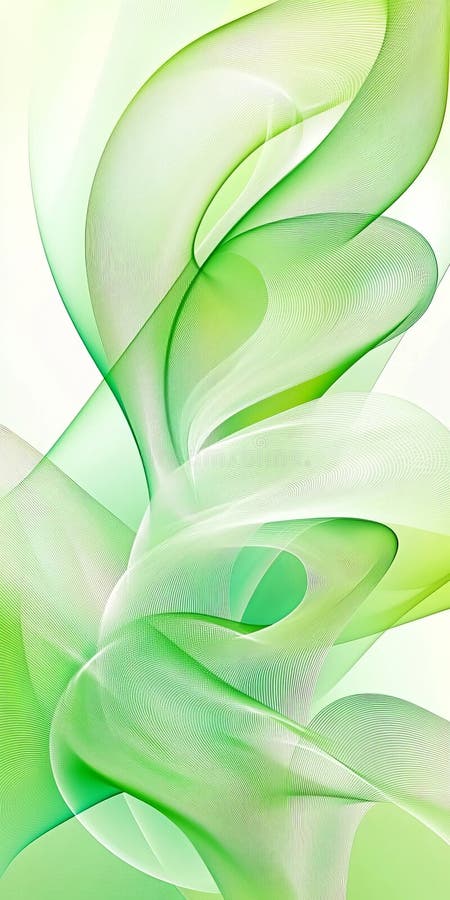 Abstract, Delicate Waves Background with Dynamic Shapes in Soft Natural ...