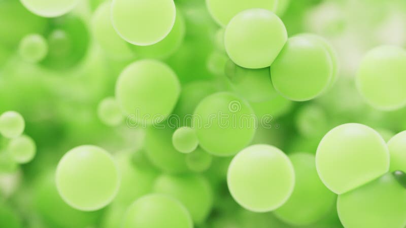 Abstract Dense Particles Spheres Background, 3d Rendering Stock Footage ...