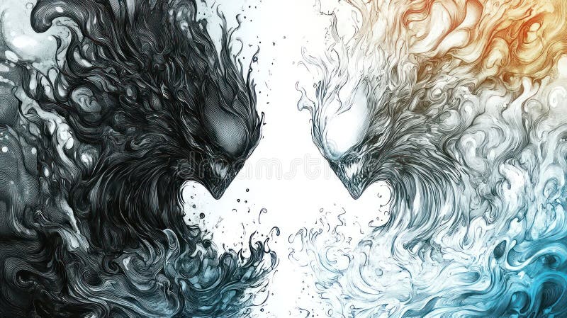 Contrasting Entities Stock Illustrations – 16 Contrasting Entities ...