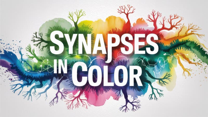 Colorful Synapses of Neural Communication in the Human Brain. the Human ...