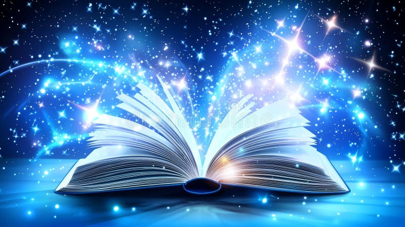 An Abstract Depiction of an Open Book Based on a Network of Points ...