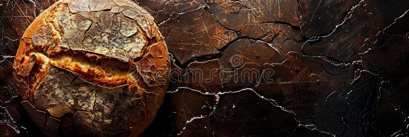 Artistic Bread Abstract Background Captured Under Low Light Conditions ...