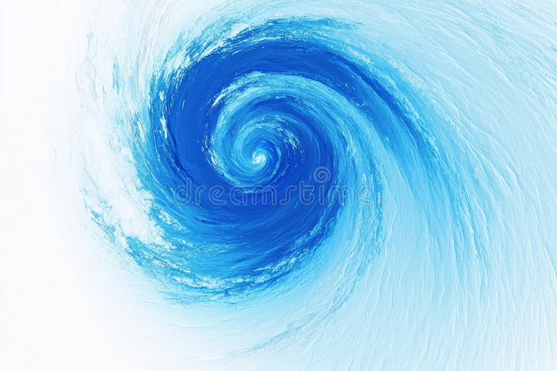 An Abstract Depiction of a Water Splash in a Circular Flow ...