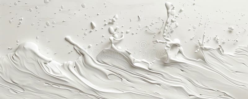 An Abstract Depiction of White Paint Splashes, Representing Movement ...
