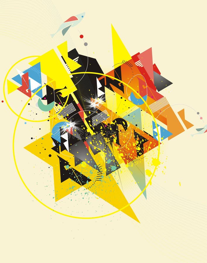 Abstract poster design stock vector. Illustration of decorative - 2707815