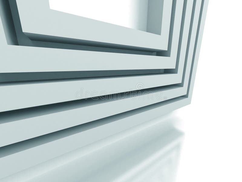 Abstract Square Blocks Wall Design Background Stock Illustration ...