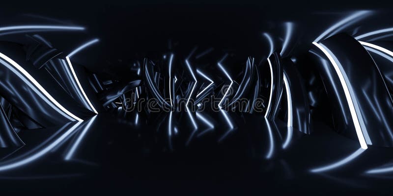 Abstract Design Environment Studio with Lights and Reflections 360 ...