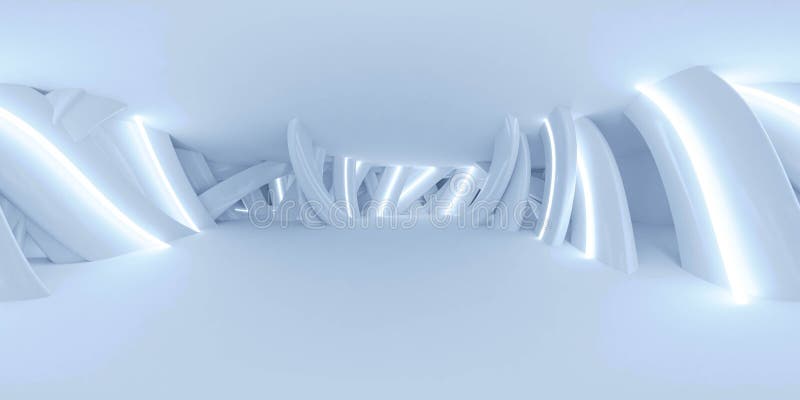 Abstract Design Environment Studio with Lights and Reflections 360 ...