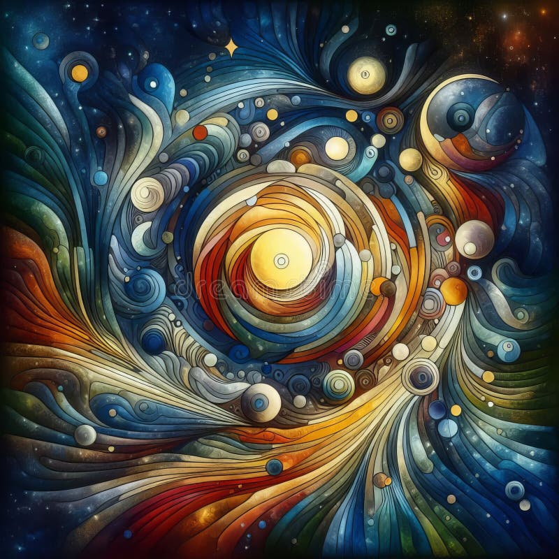 Abstract Design Artistic, Non Representational Design Using Sh Stock ...