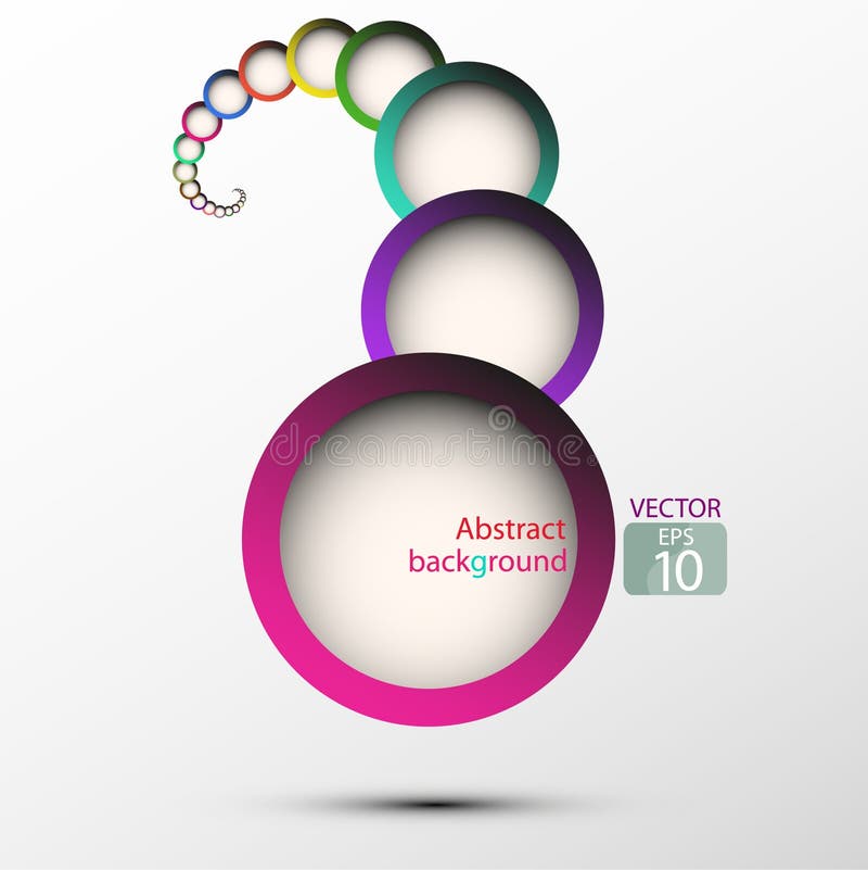 Abstract Design Background Element Spiral Stock Vector - Illustration ...