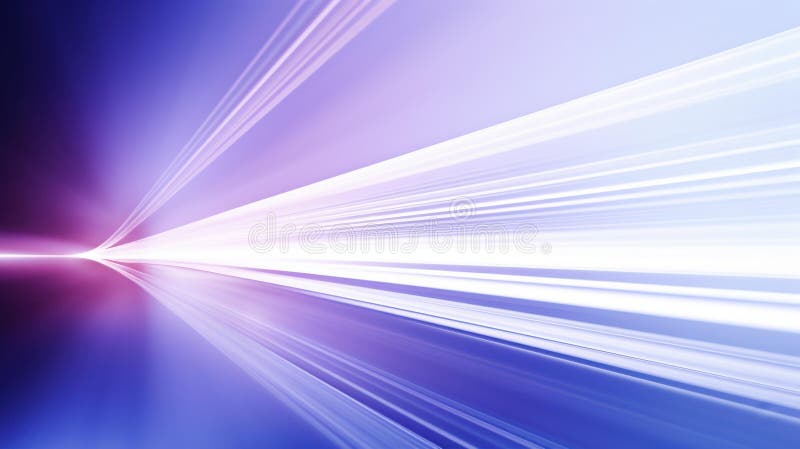 Abstract Design of Blue and Purple Light Streaks Symbolizing Speed and ...