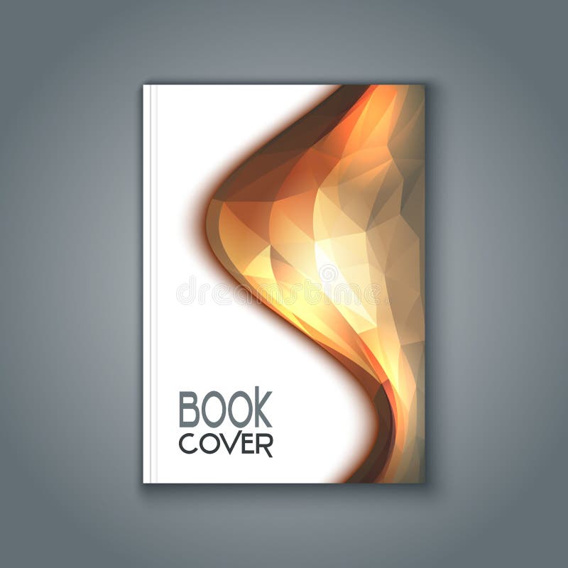 Abstract design book cover stock vector. Illustration of report - 69598805