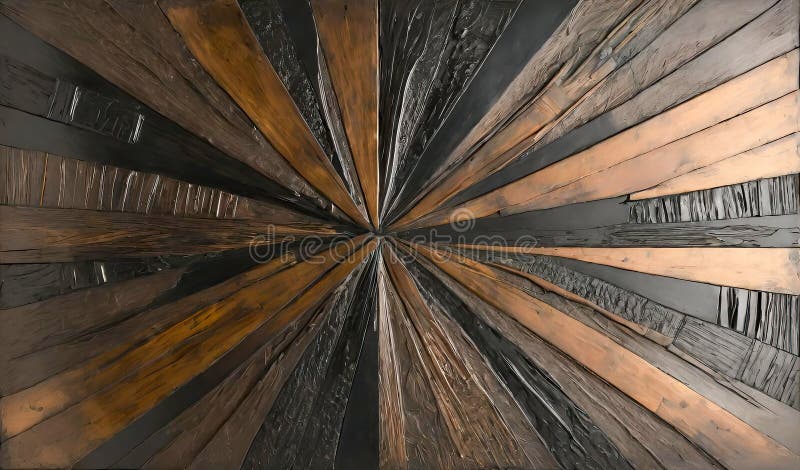 An Abstract Design with a Central Focal Point Featuring Radiating Lines ...