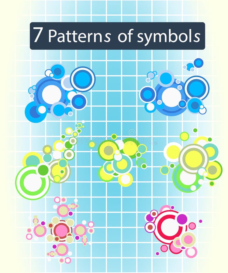 Abstract Design Circle Symbols Stock Vector - Illustration of visual ...