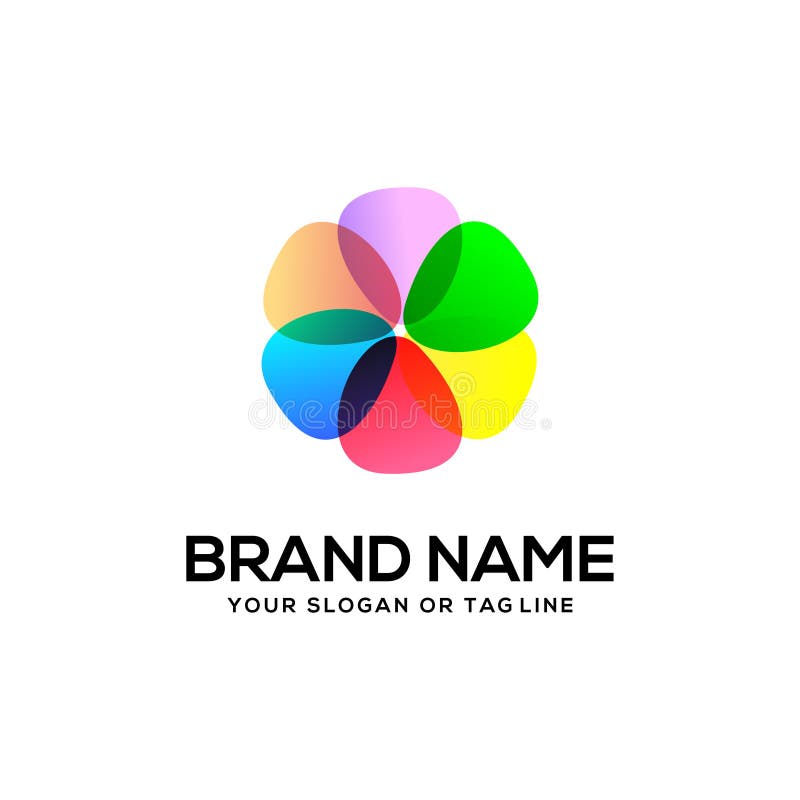 Abstract Design Colorful Round Vector Stock Vector - Illustration of ...