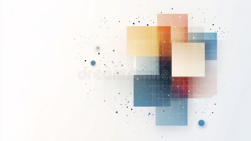 An Abstract Design with Colorful Squares and Soft Textures, Ideal for ...