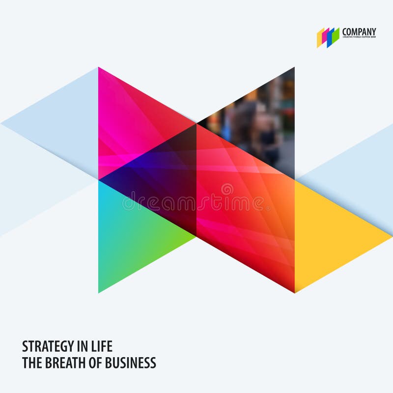 Abstract Design of Colourful Vector Elements for Modern Background with ...