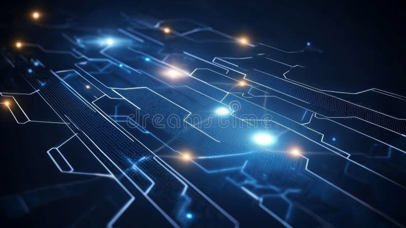 An Abstract Design Combining Technology or a Medical Theme with a ...