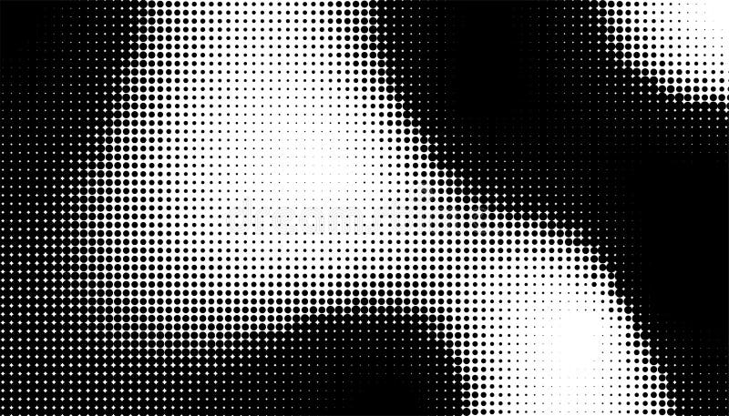 Black and White Dot Gradient Pattern Stock Vector - Illustration of ...