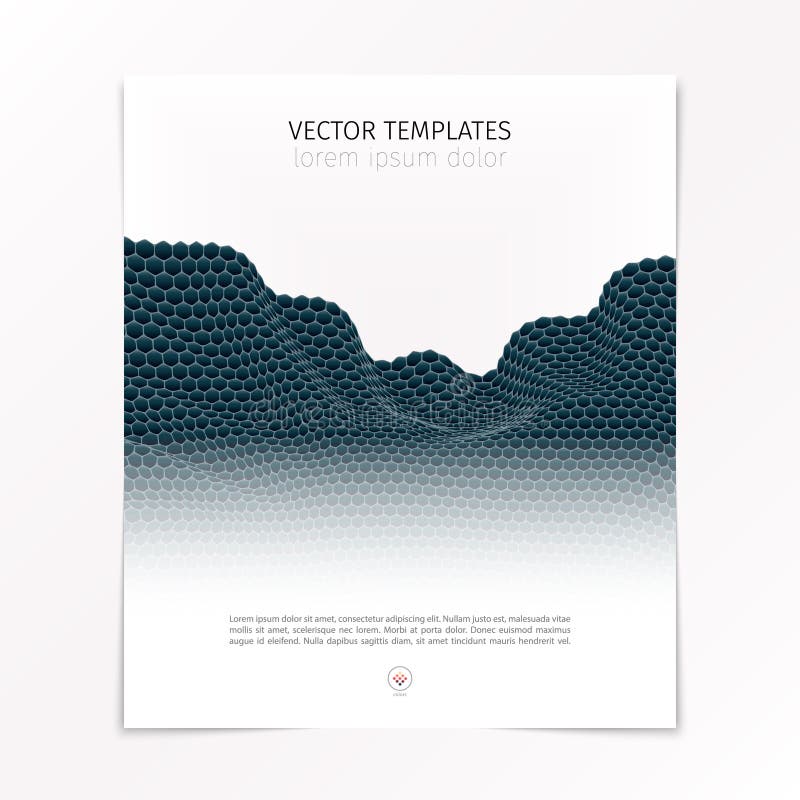 Abstract Design Cover Page Template Stock Vector - Illustration of ...