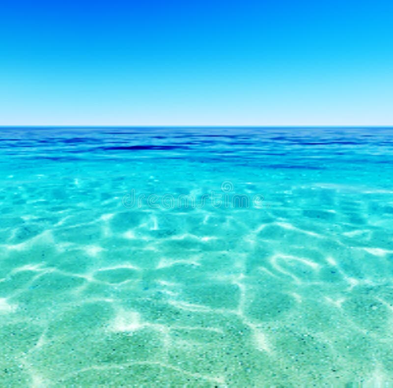 Abstract Design Creativity Background of Blue Sea Stock Photo - Image ...