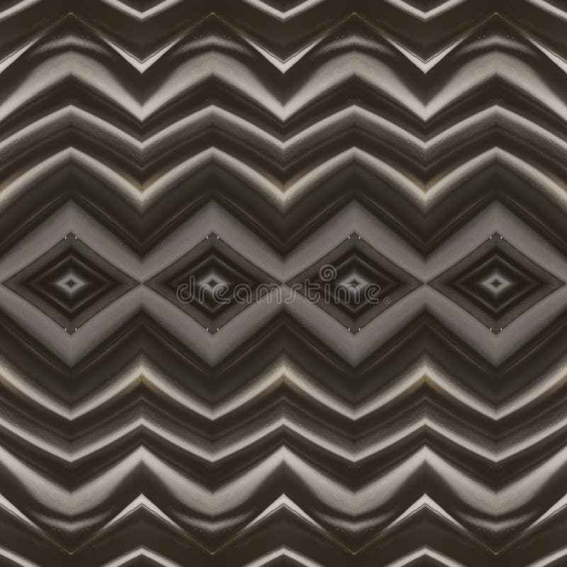 Abstract Design with Curved Lines and Geometric Pattern on a Brown ...