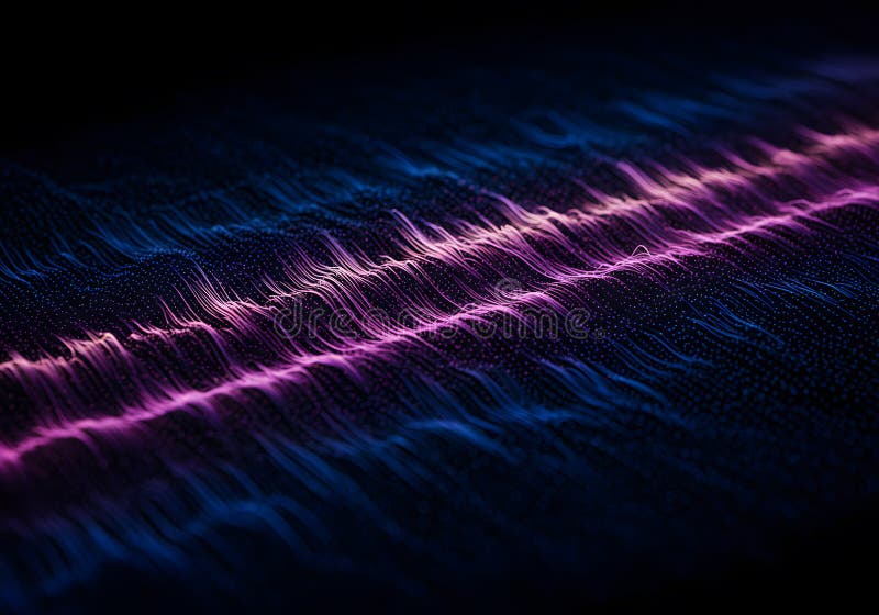 Abstract Sound Wave Visual Design Stock Illustration - Illustration of ...