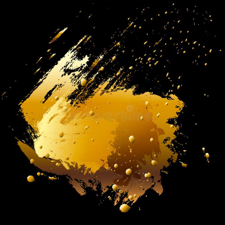 Abstract Design Element. Brush Stroke and P Stock Vector - Illustration ...