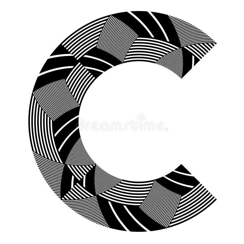 Abstract Design Element. Lines Pattern. Stock Vector - Illustration of ...