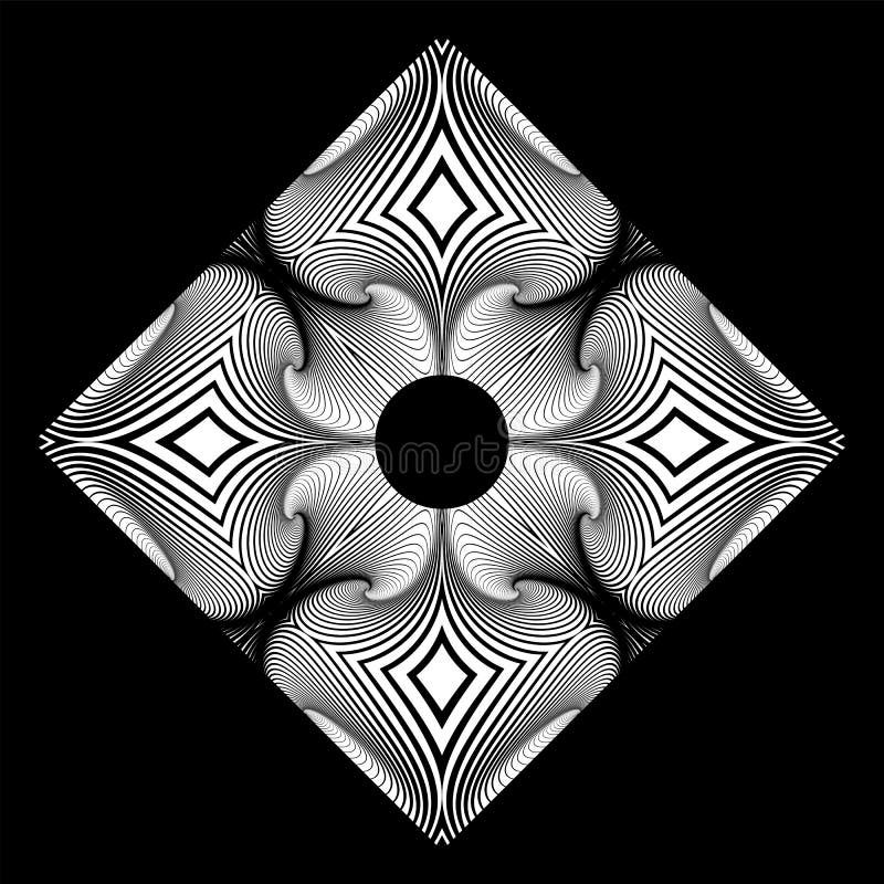 Abstract Design Element. Lines Pattern Stock Vector - Illustration of ...