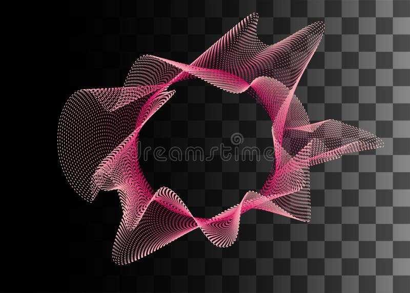 Abstract Design Element Pink Color Effect Vector Illustration on ...