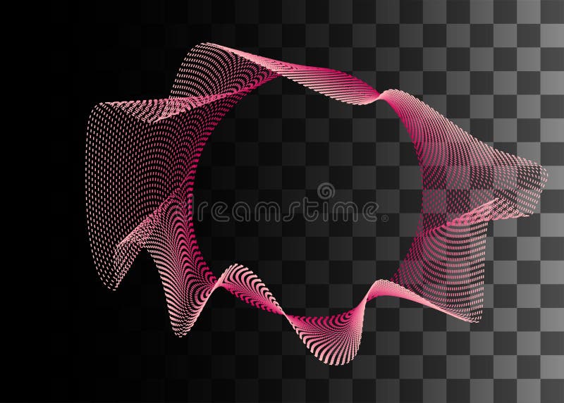 Abstract Design Element Pink Color Effect Vector Illustration on ...