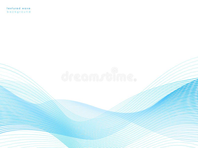 Abstract Design Element, with Smooth Waves Background Stock Vector ...