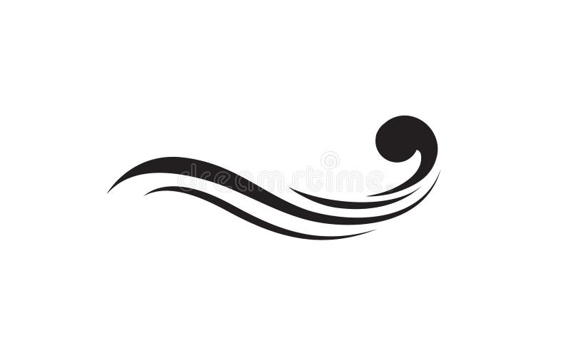 Abstract Design Element. Wavy Logo Stock Illustration - Illustration of ...