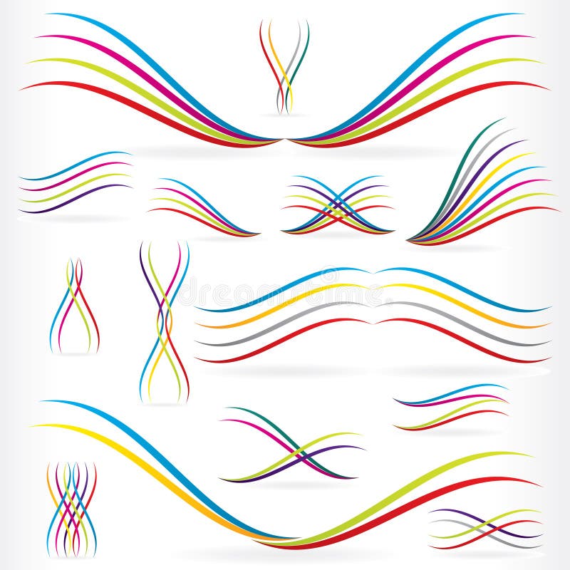 Abstract design elements stock vector. Illustration of template - 25241605