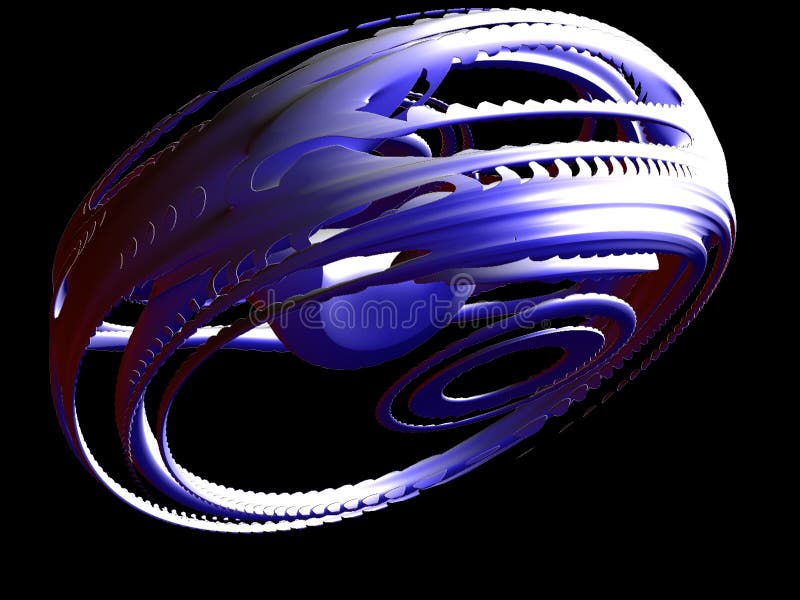 Abstract Design Elements 3D, Set I, Detail 1 Stock Illustration ...