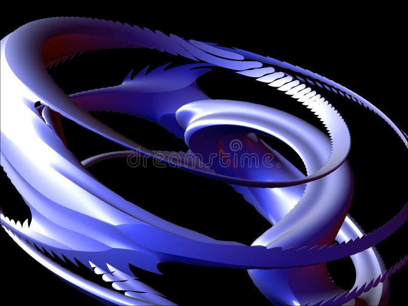 Abstract Design Elements 3D, Set I, Detail 2 Stock Illustration ...