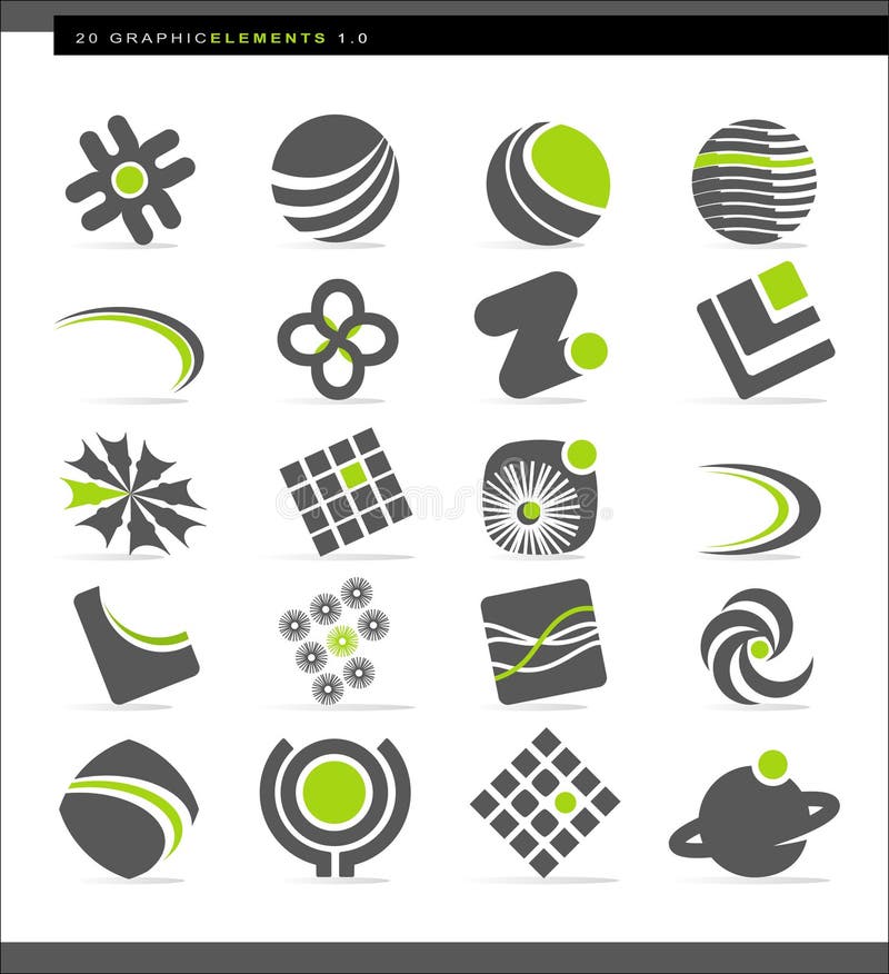 Abstract Design Elements stock vector. Illustration of clip - 6674163
