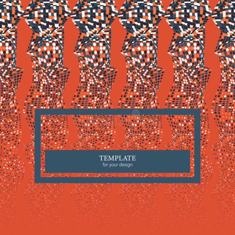 Abstract Design with Abstract Elements and Lines Stock Vector ...