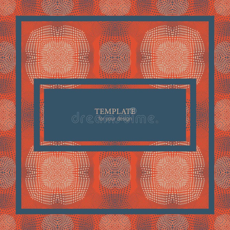 Abstract Design with Abstract Elements and Lines Stock Vector ...