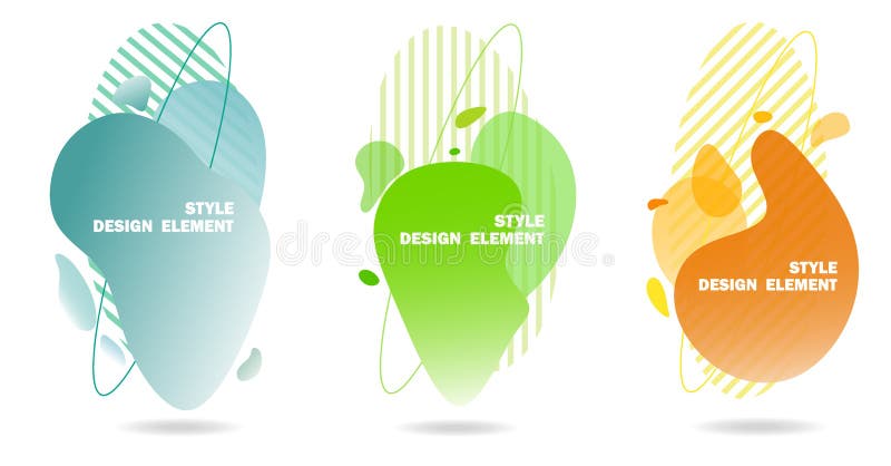 Abstract Design Elements for Web Graphics and Sites, Stripes, Gradients ...