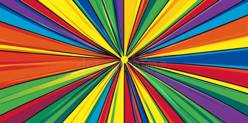 An Abstract Design Features a Radiant Burst of Light and Energy Moving ...