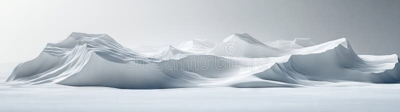 The Abstract Design Features Wave-like Forms in Orange, Peach, and Soft ...