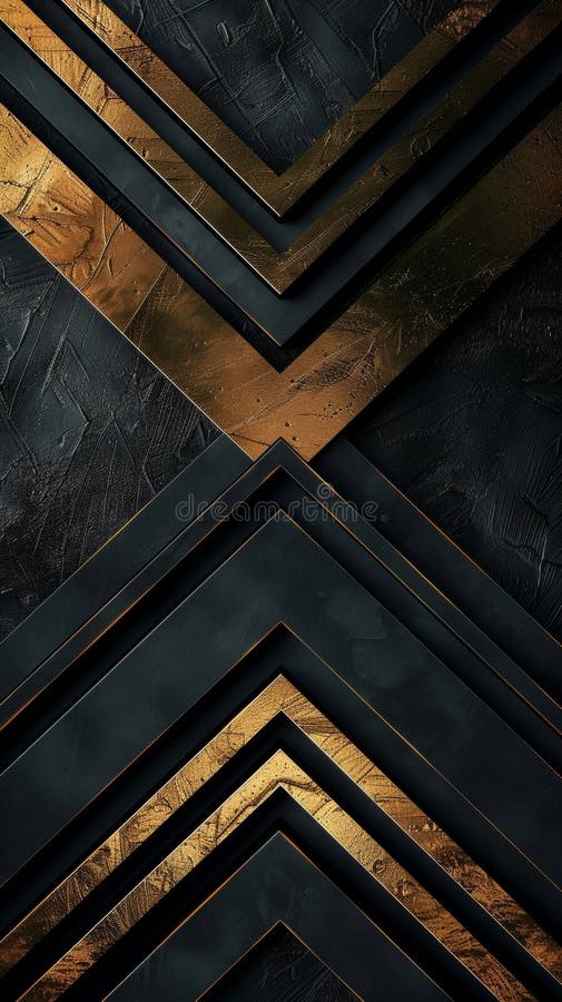 Abstract Design Featuring Alternating Layers of Textured Black and ...