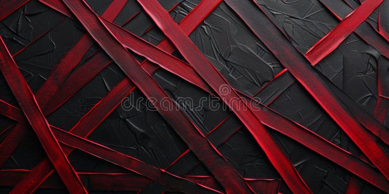 This is an Abstract Design Featuring a Captivating Red and Black ...