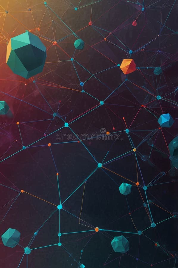 Dark Intricate Pattern Featuring Geometric Design Interconnected Shapes ...