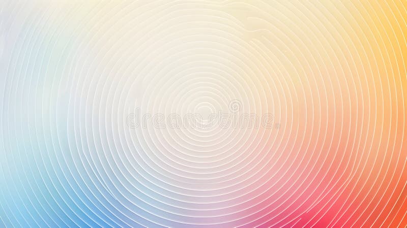 Abstract Design Featuring Concentric Circles and a Gradient Color ...